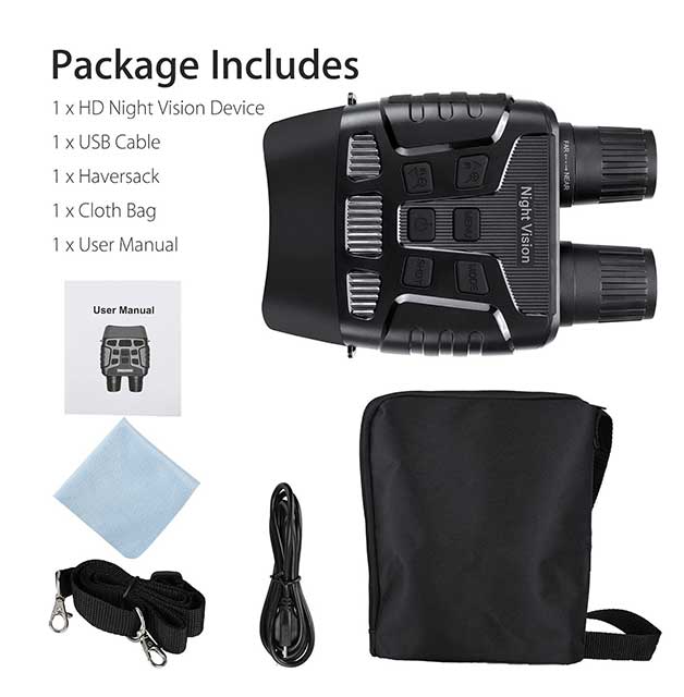 Clear Vision™ Binoculars - Digital Night Vision Goggles IR Optics ...