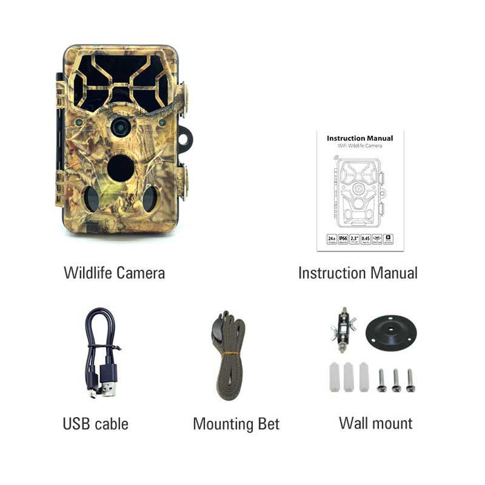 Clear Vision™ Cam - WiFi Bluetooth Wireless Wildlife Trail Camera